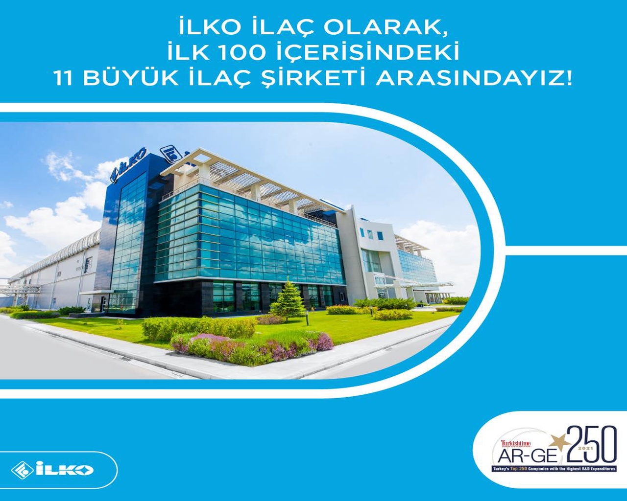 İLKO İlaç 11 Büyük İlaç Şirketi Arasında Yer Aldı