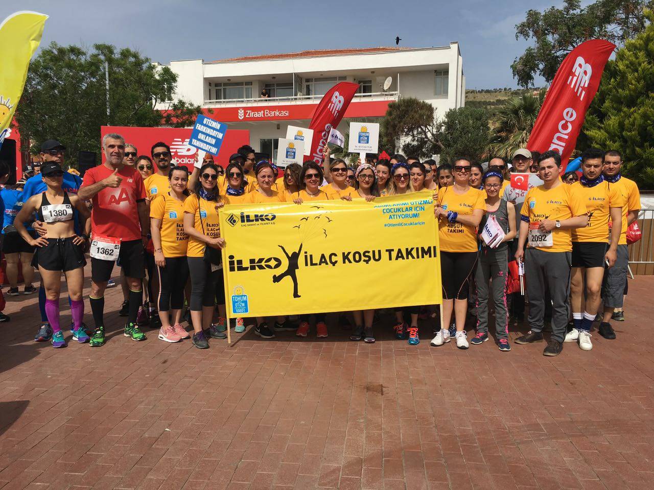 İLKO İlaç otizmli çocuklar için koştu